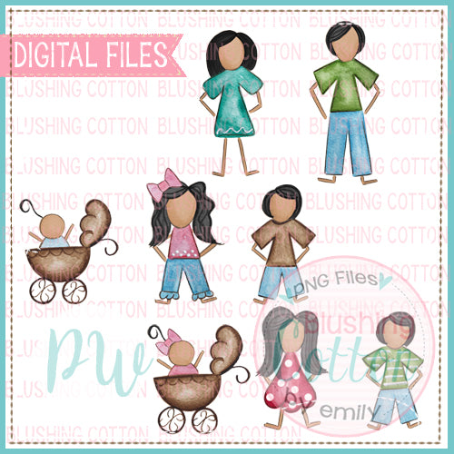 STICK FIGURE MEDIUM SKIN BUNDLE BCPW – Blushing Cotton